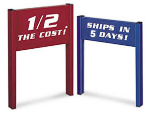 Versatech 2 | Aluminum Post & Panel Signs | 1-800-210-7446